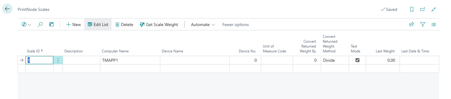 Clever Dynamics - Weighing Scales Integration